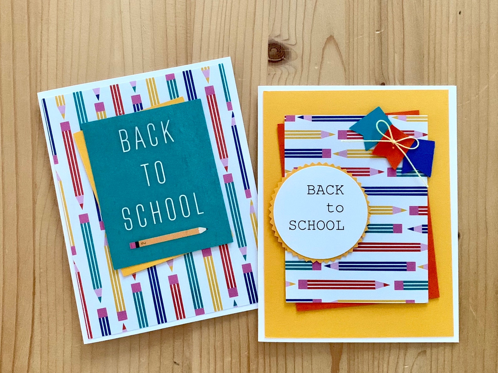 Back to School Cards. School Encouragement Greeting Card for | Etsy
