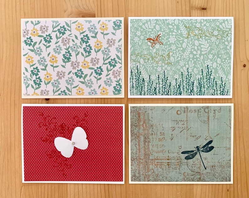 10 Blank Handmade Greeting Cards. All Occasion Cards. | Etsy