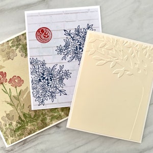 10 Blank, Handmade Greeting Cards. All Occasion Cards. Assortment Set ...