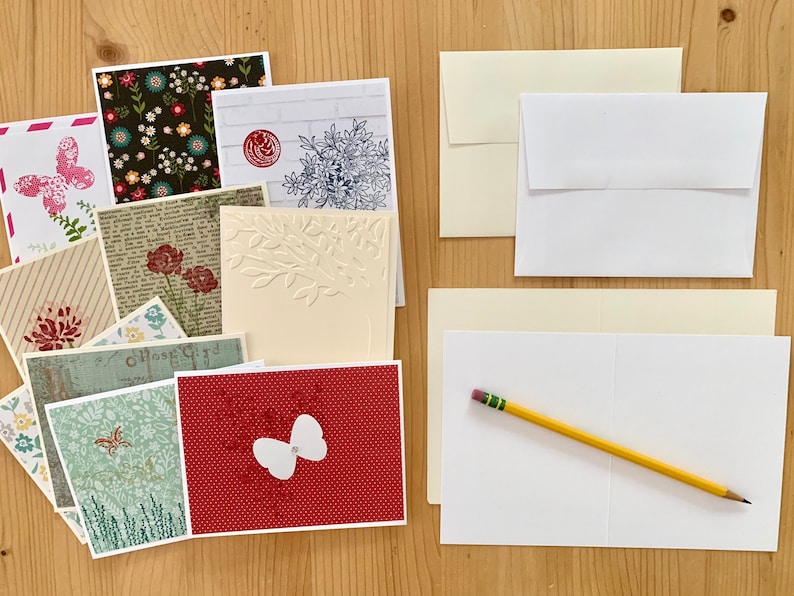 10 Blank Handmade Greeting Cards. All Occasion Cards. | Etsy