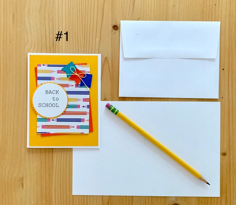 Back to School Cards. School Encouragement Greeting Card for | Etsy