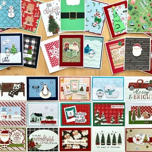 Handmade Christmas Cards. Set of 10 Holiday Greeting Cards - Etsy
