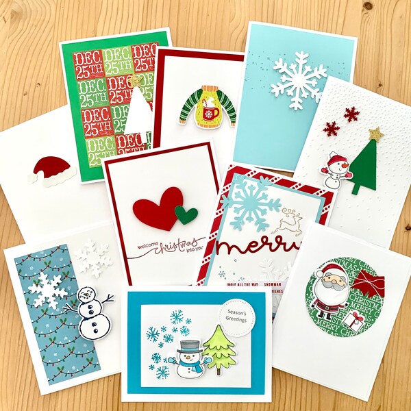 Handmade Christmas Cards - Etsy