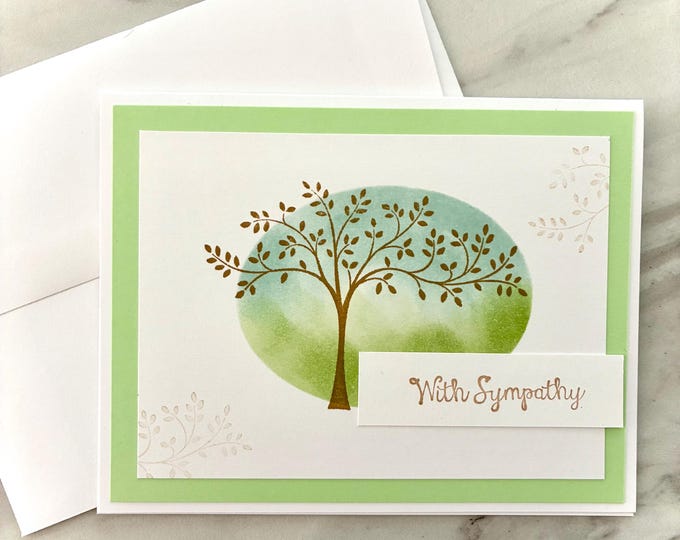 3 Tree Sympathy Cards. Blank Inside - Etsy