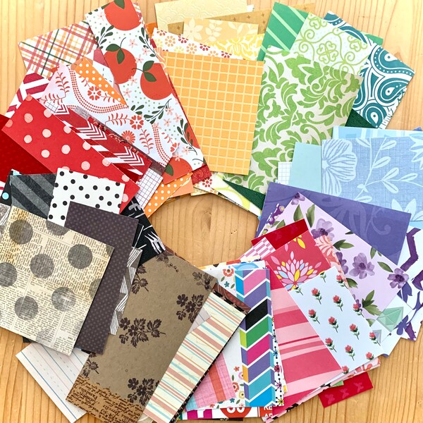 Paper Scrap Pack - Etsy
