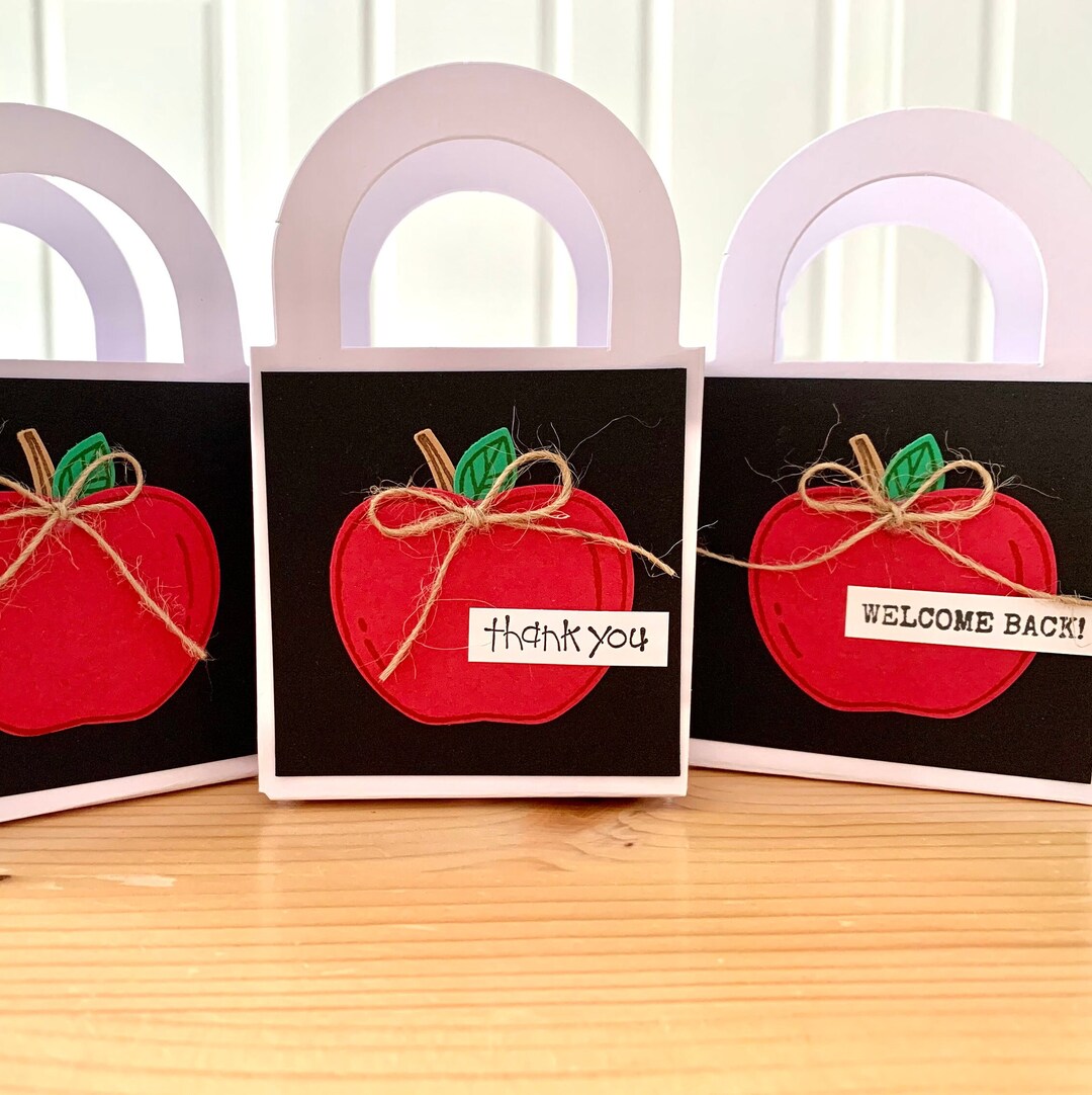 Teacher Gift Card Holder. MINI Gift Bags. 3x3x2 Inches. Thank You ...