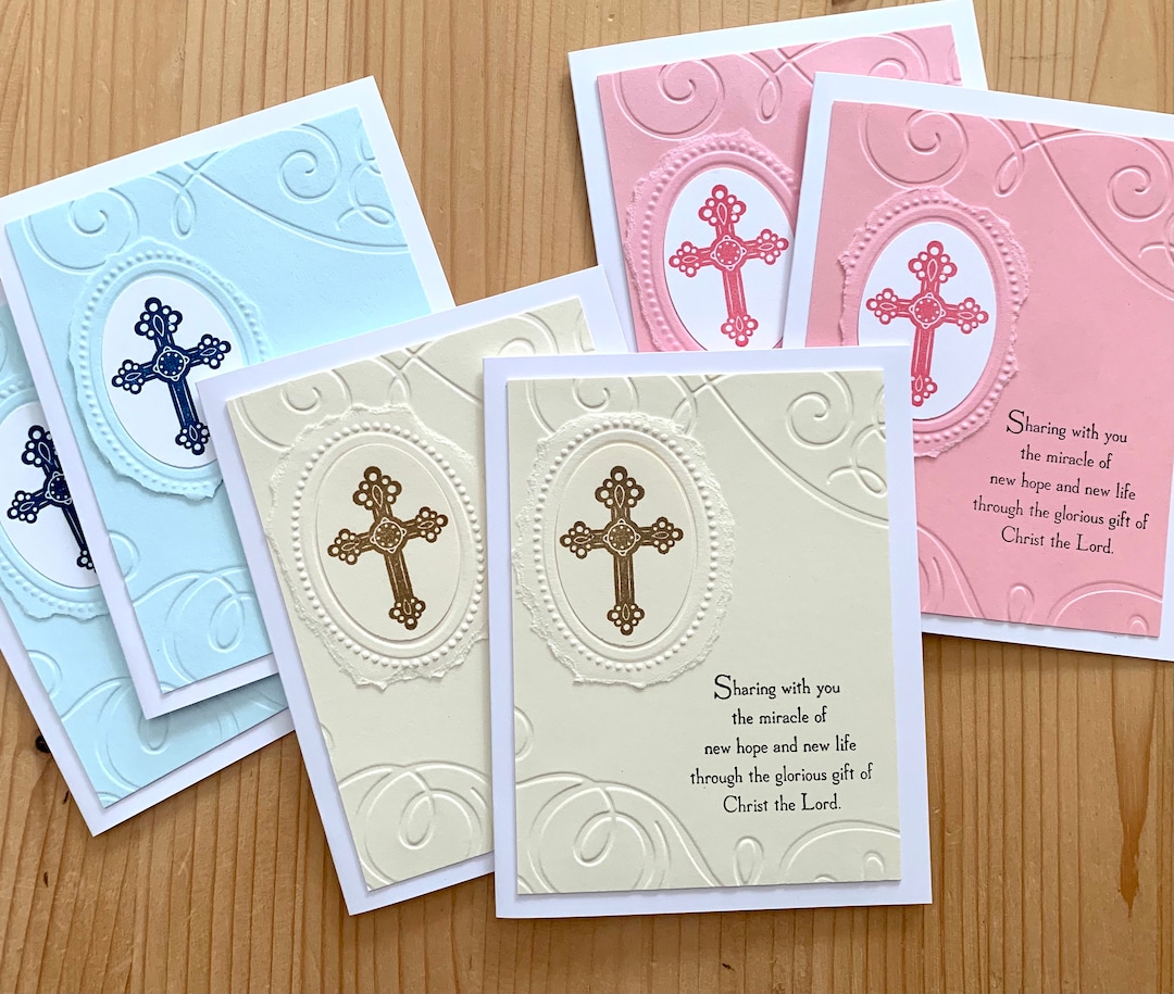 Christian Card. Religious Greeting Card for New Believers. 1st - Etsy