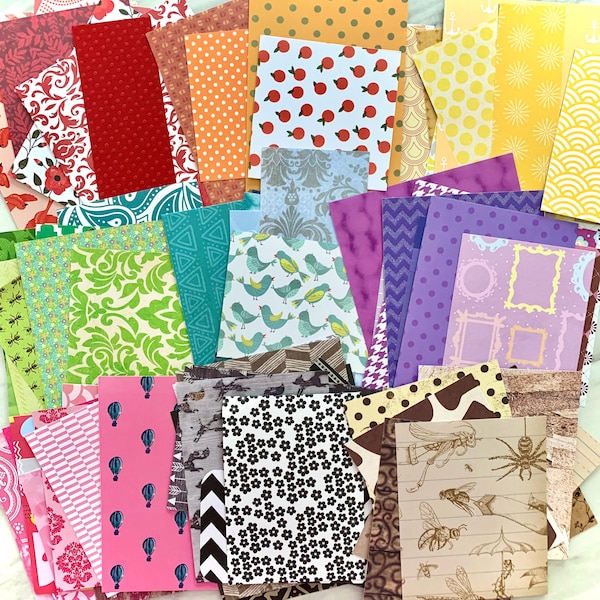 Paper Scrap Pack - Etsy