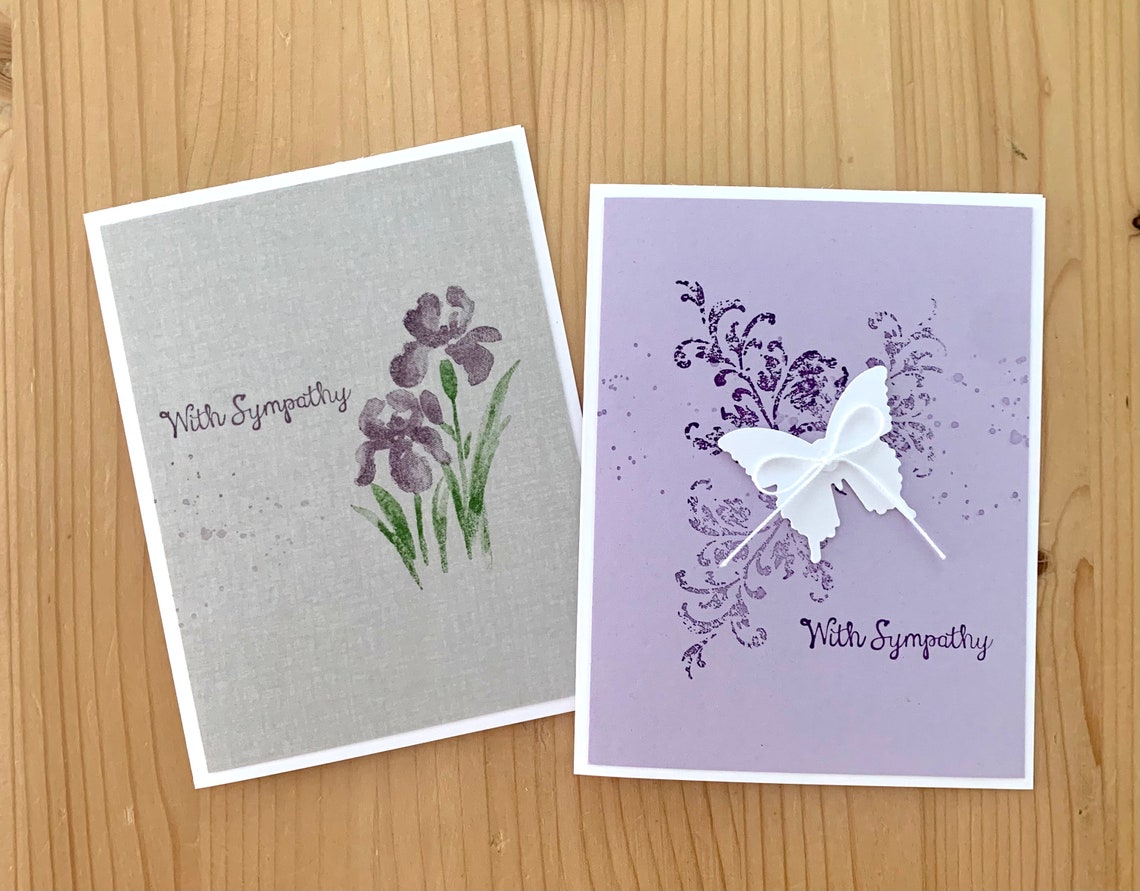 Sympathy Card Set. Handmade Greeting Card Set of 8 Sympathy - Etsy