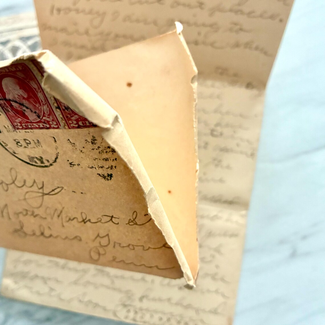 Set of 5: 1919-1920's Vintage Letters With Envelopes - (E2) - Etsy