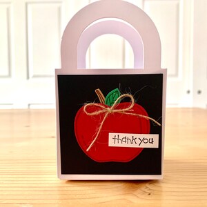 Teacher Gift Card Holder. MINI Gift Bags. 3x3x2 Inches. Thank You ...
