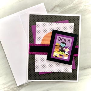 5 Handmade Halloween Cards. Variety Pack With 3D Embellishments - Etsy
