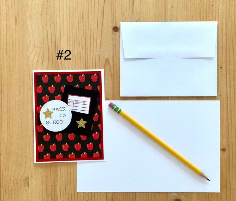 Back to School Cards. School Encouragement Greeting Card for | Etsy