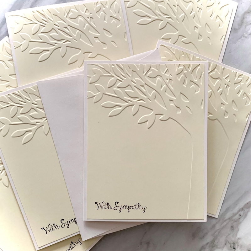 Embossed Cards - Etsy