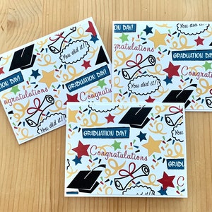 Graduation Cards. Set of 6. Congratulations Graduate Card Set - Etsy