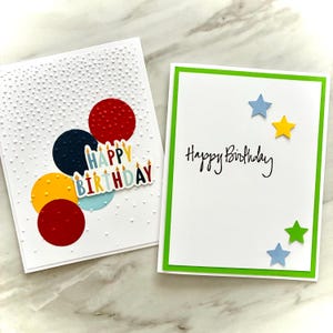 Handmade Birthday Card Set of 10, 25, 50, 100: Assorted Designs, Bulk ...