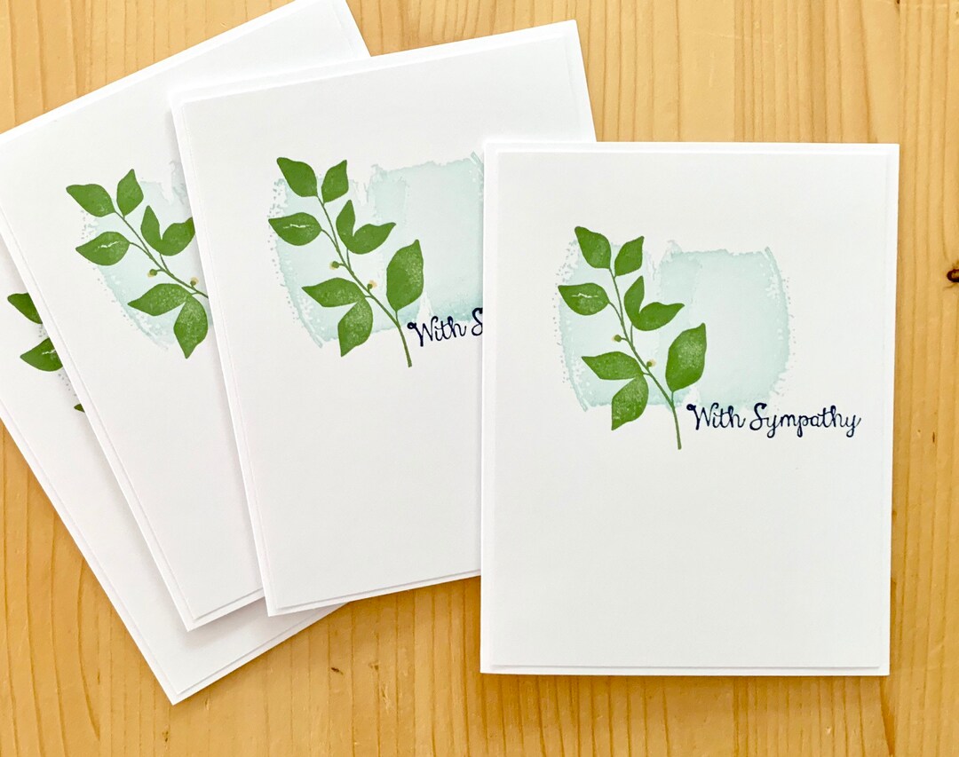Sympathy Card Set of 4 or 10. With Sympathy Greeting Cards. - Etsy