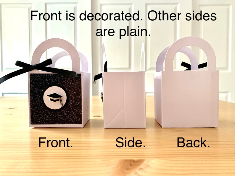 Graduation MINI Bag. Graduation Cap Party Favor. Gift Card - Etsy