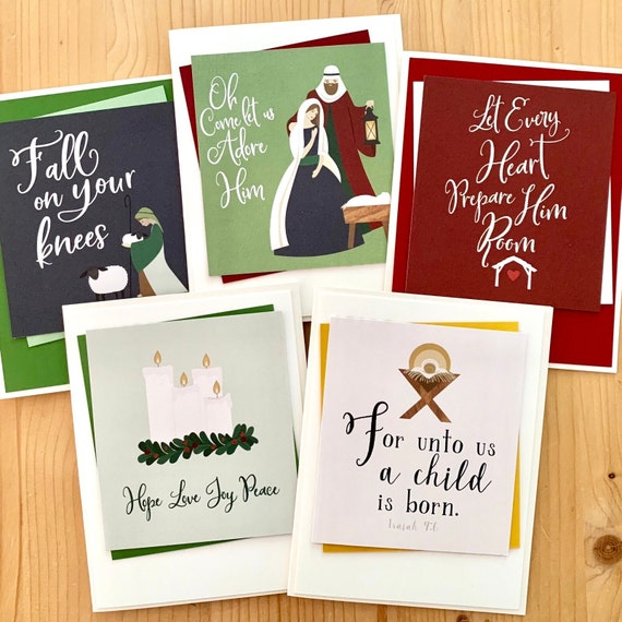 Handmade Christian Christmas Cards