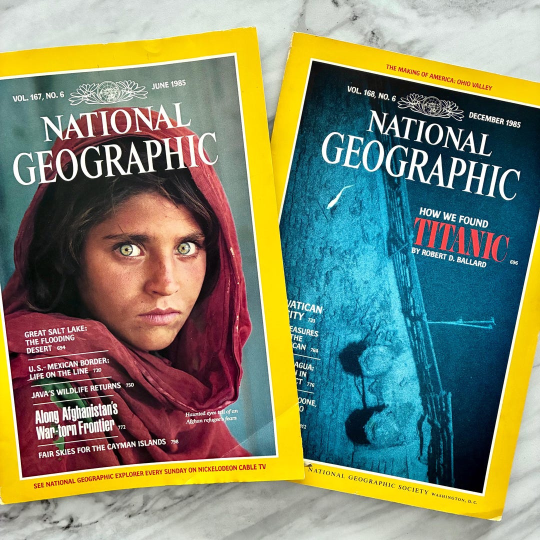 1985 National Geographic Magazines. Select Your 1985 Edition: June or ...