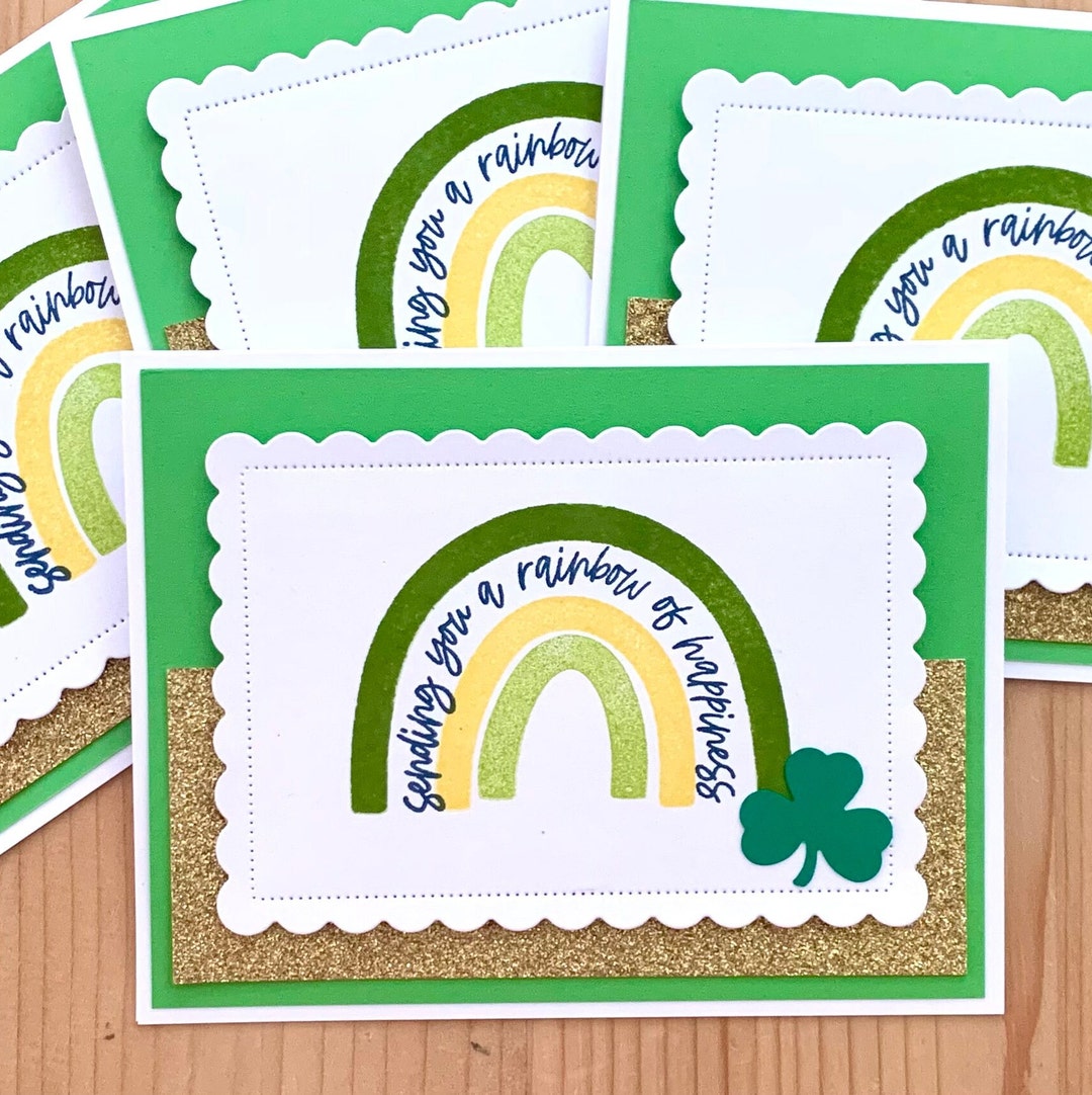 Green Rainbow St. Patrick's Day Cards. Sending You a Rainbow of ...