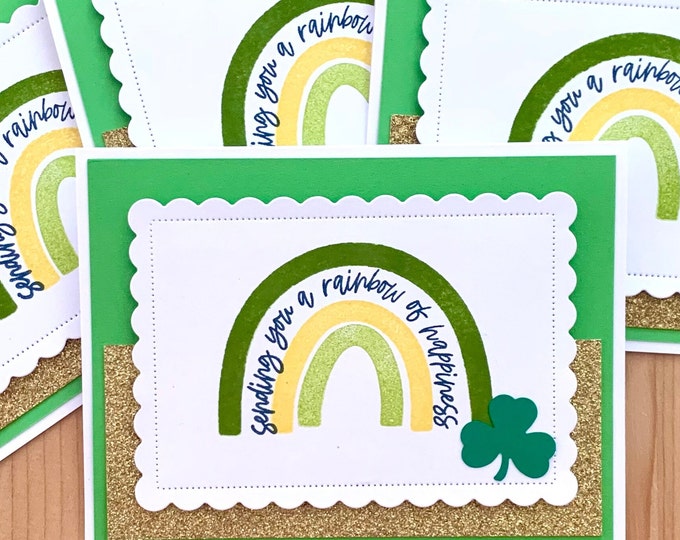 Green Rainbow St. Patrick's Day Cards. Sending You a Rainbow of ...