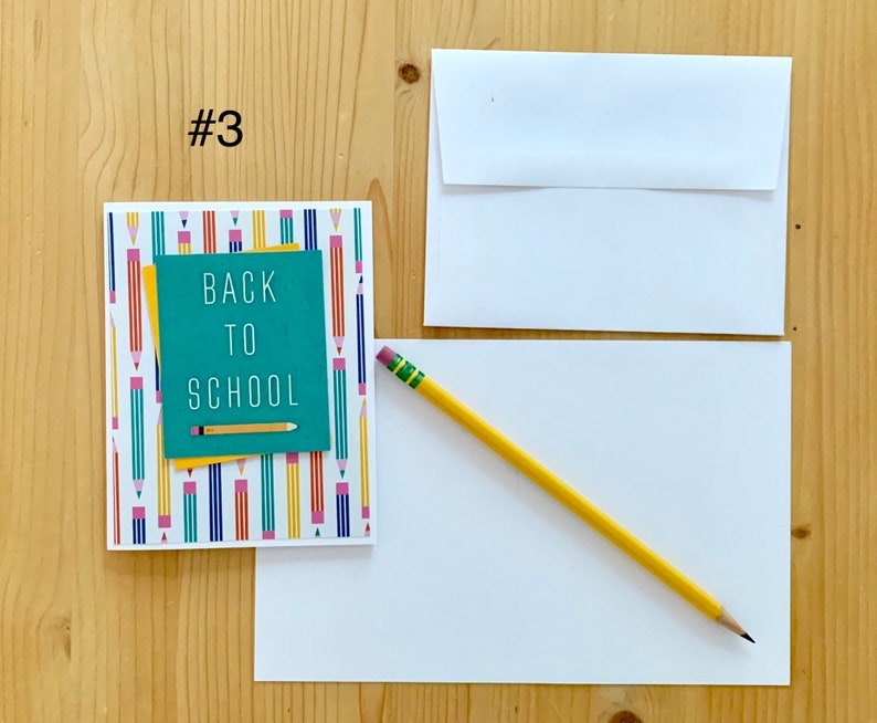 Back to School Cards. School Encouragement Greeting Card for | Etsy