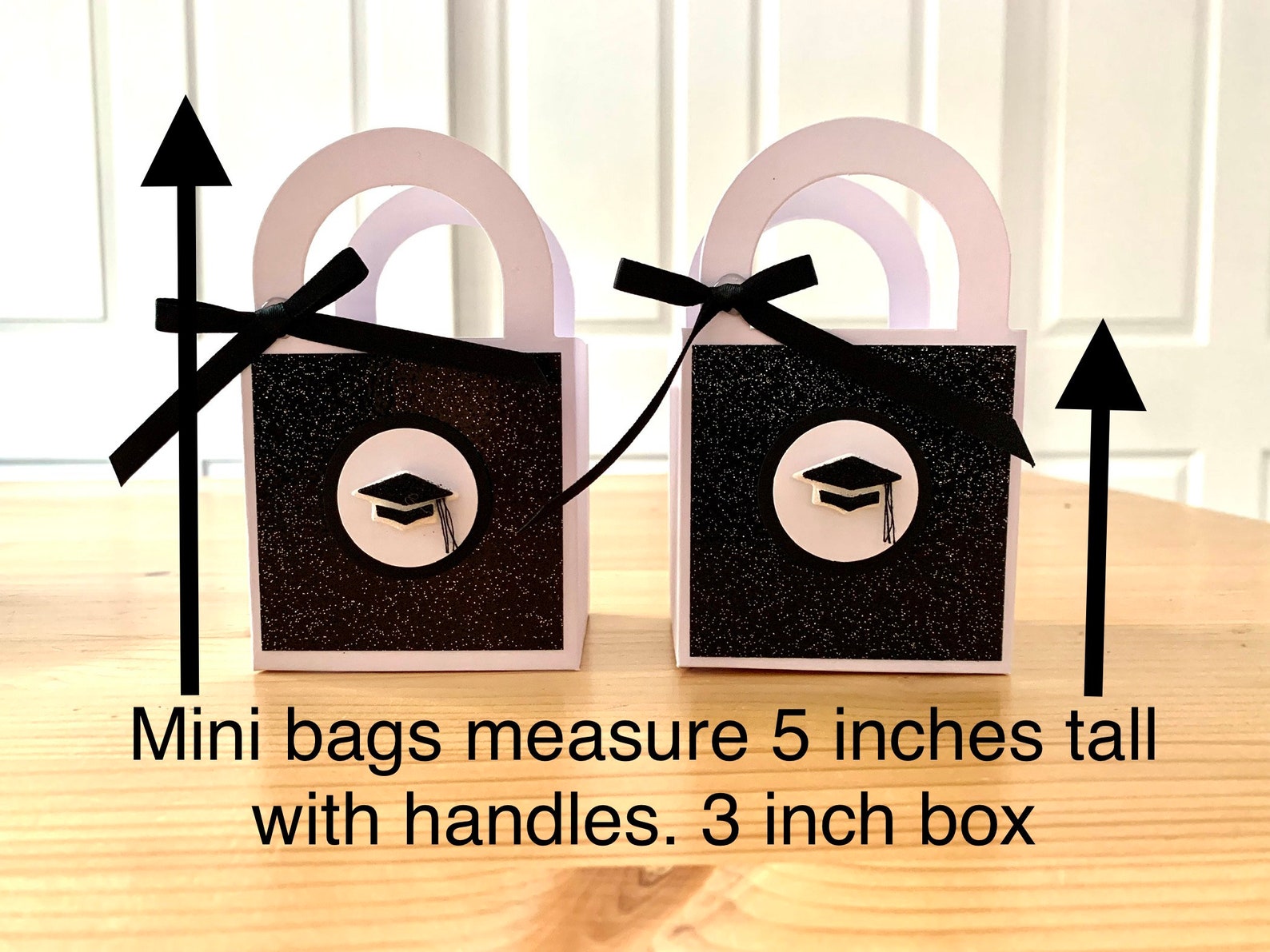 Graduation MINI Bag. Graduation Cap Party Favor. Gift Card - Etsy