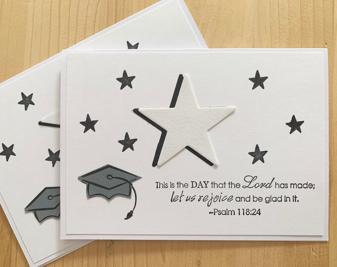 Religious Graduation Card. Handmade Christian Graduation Card. Handmade ...