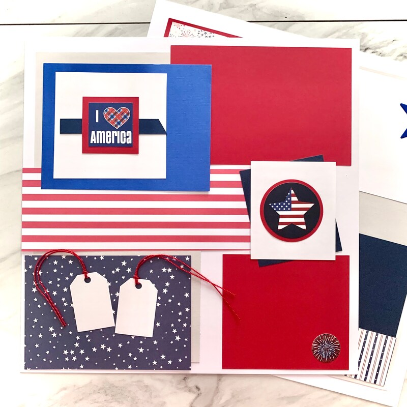 Patriotic Scrapbook - Etsy