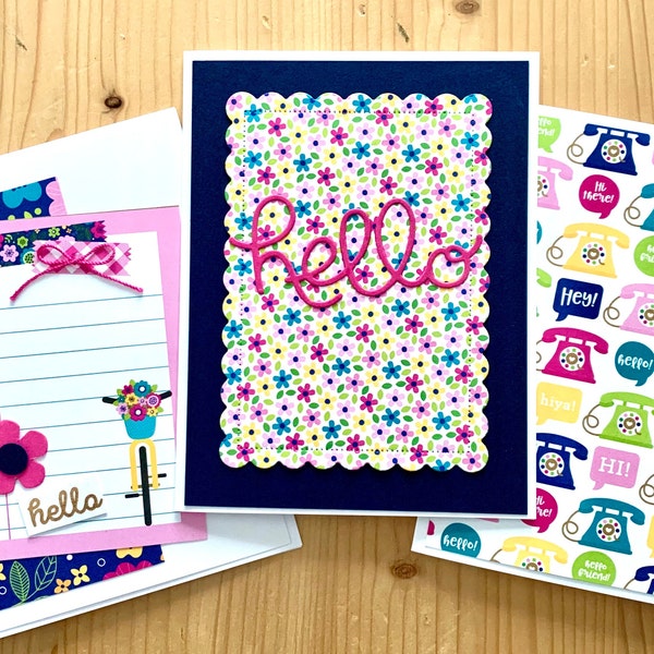 Handmade Hello Card - Etsy