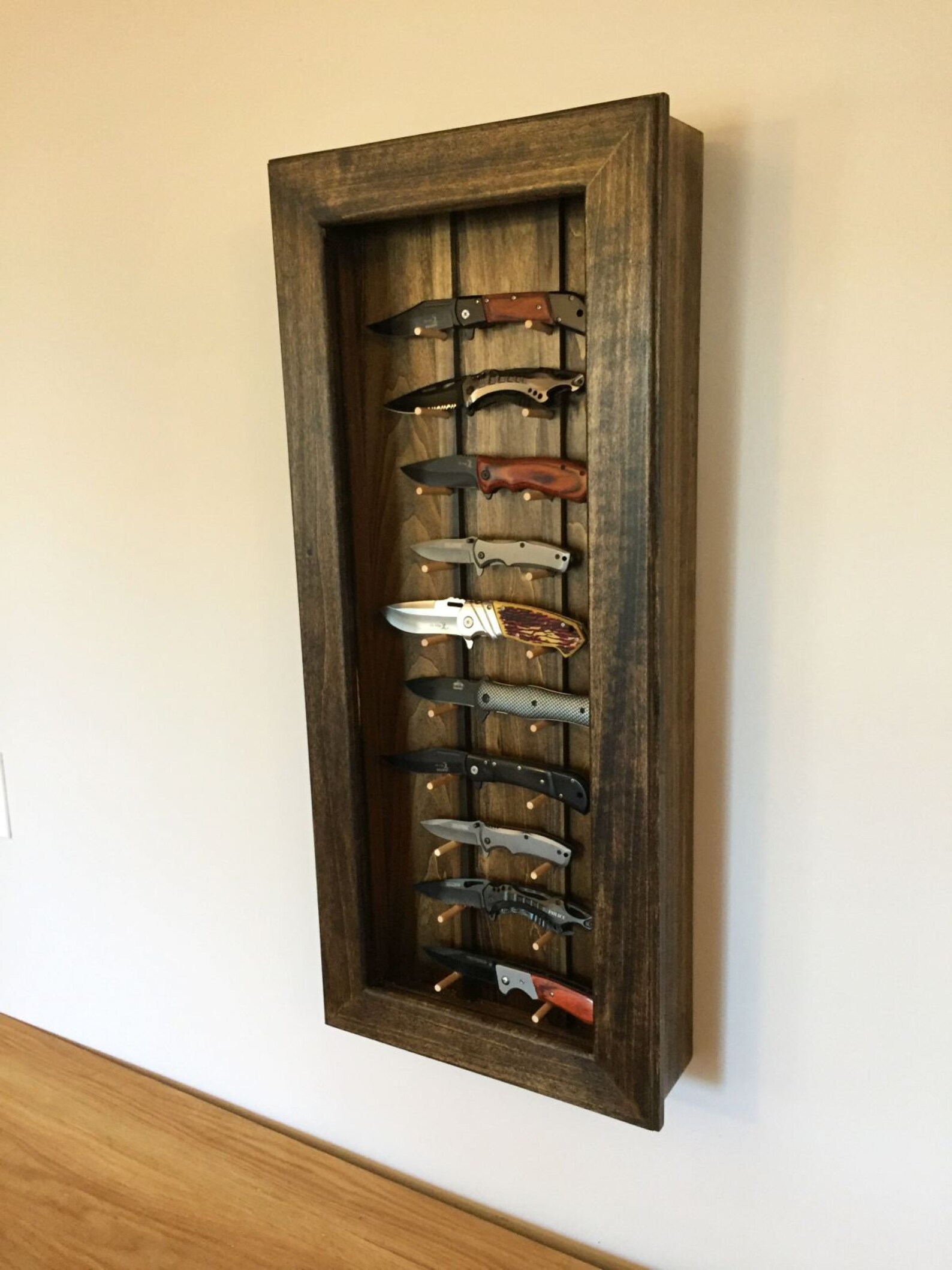 Rustic Knife Display Case - Etsy