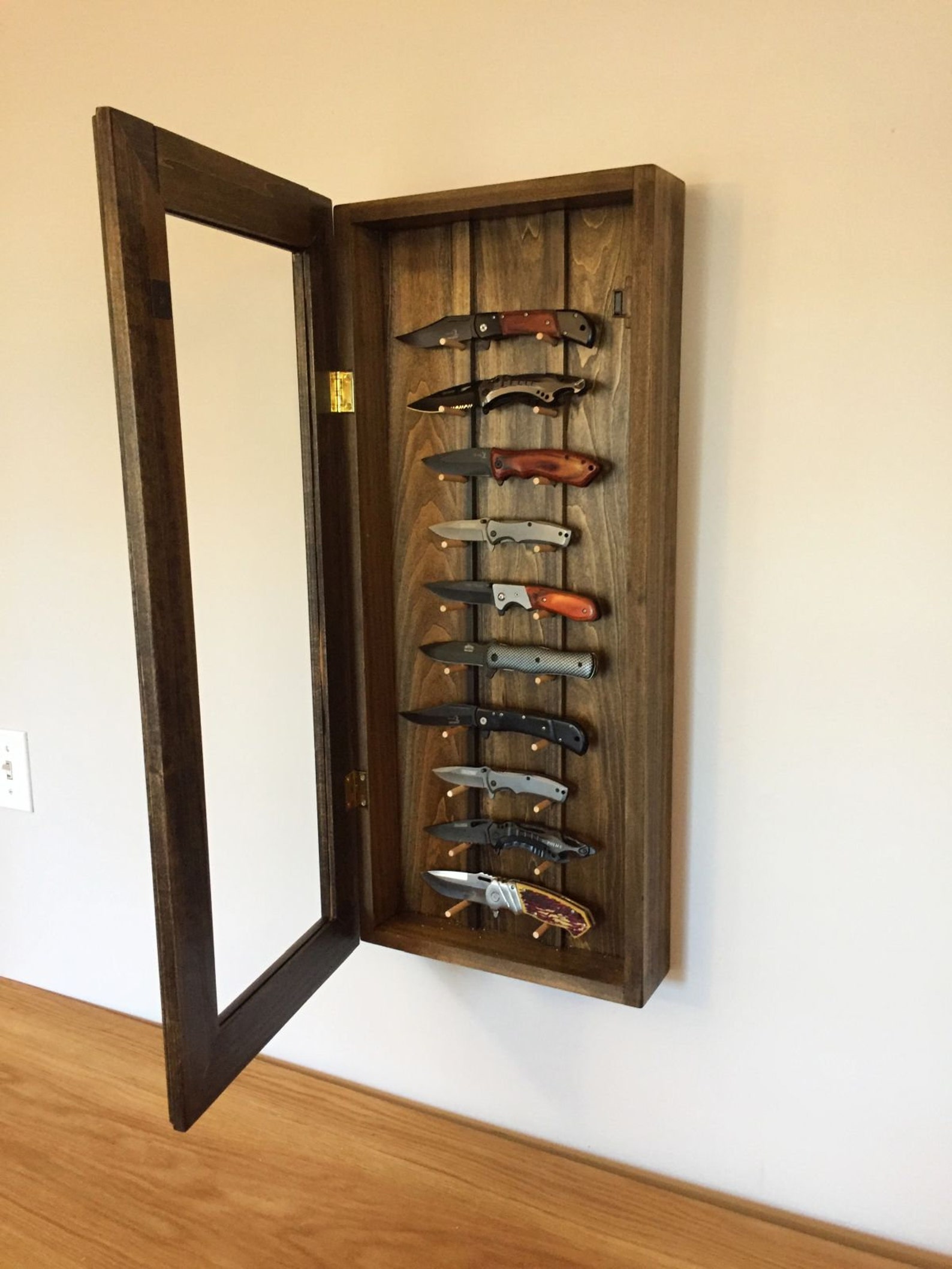 Rustic Knife Display Case - Etsy
