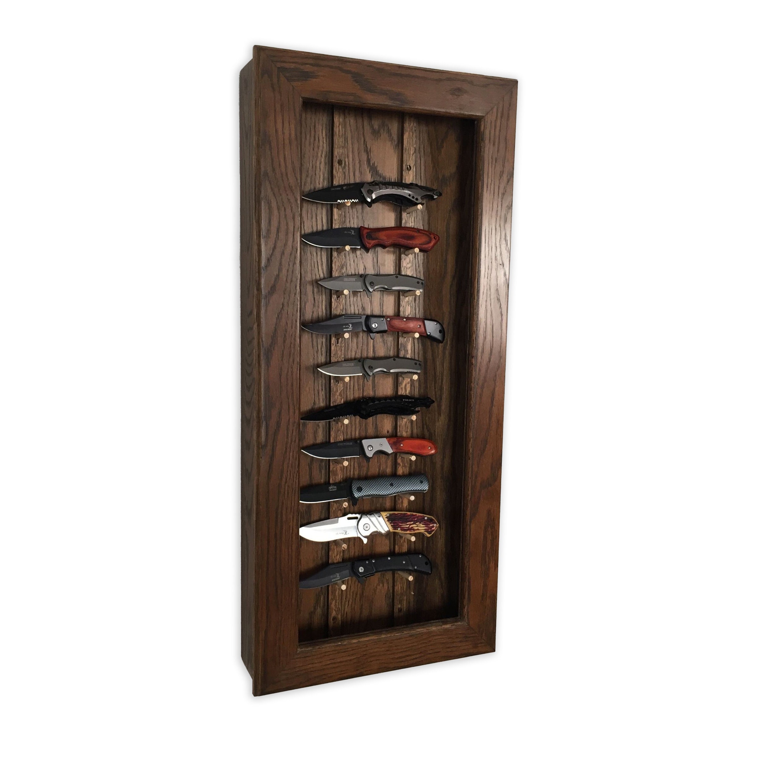 Oak Knife Display Case - Etsy