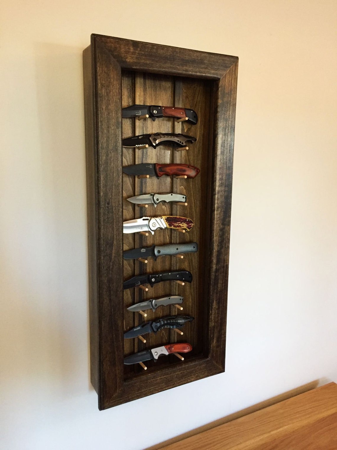 Rustic Knife Display Case - Etsy