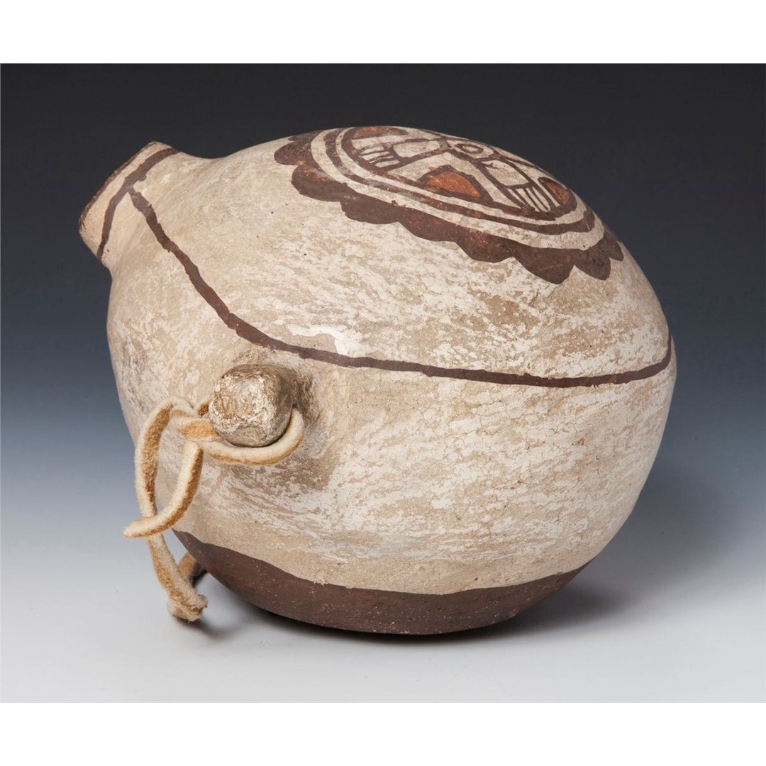 Native American Historic Zuni Pottery Canteen Ca 1890 824 - Etsy