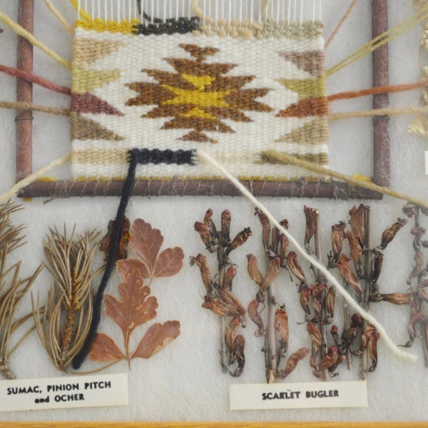 Native American Navajo Dye Chart - Etsy