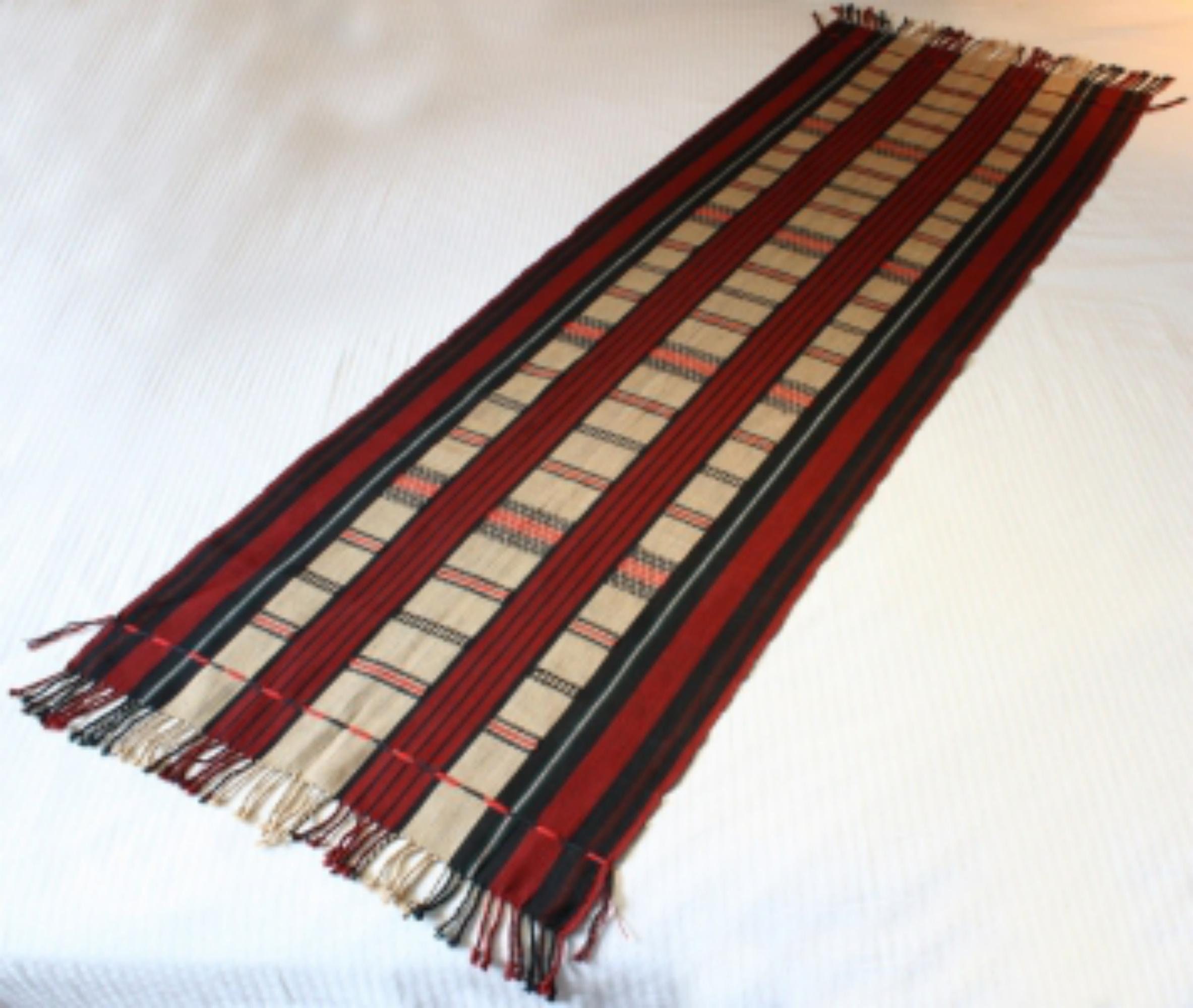 Naga Tribal Textile Runner From Nagaland in Myanmar, Ca 2000, #1527 ...