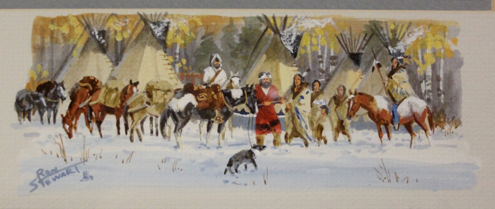 Winter Art : Ron Stewart Western Artist, Ron Stewart Art, Signed ...
