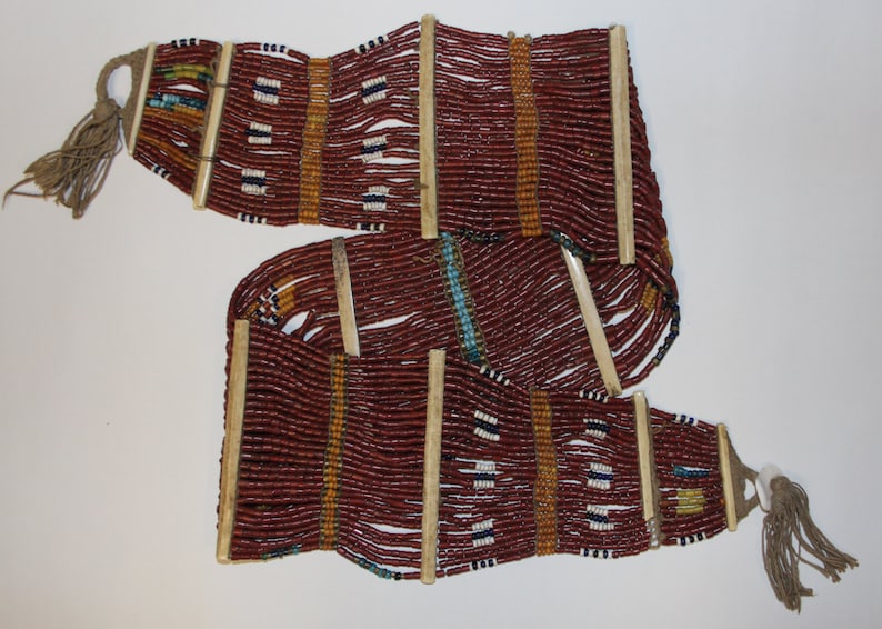 Beaded Belt : Authentic Konyak Naga Beaded Belt/sash From North East ...