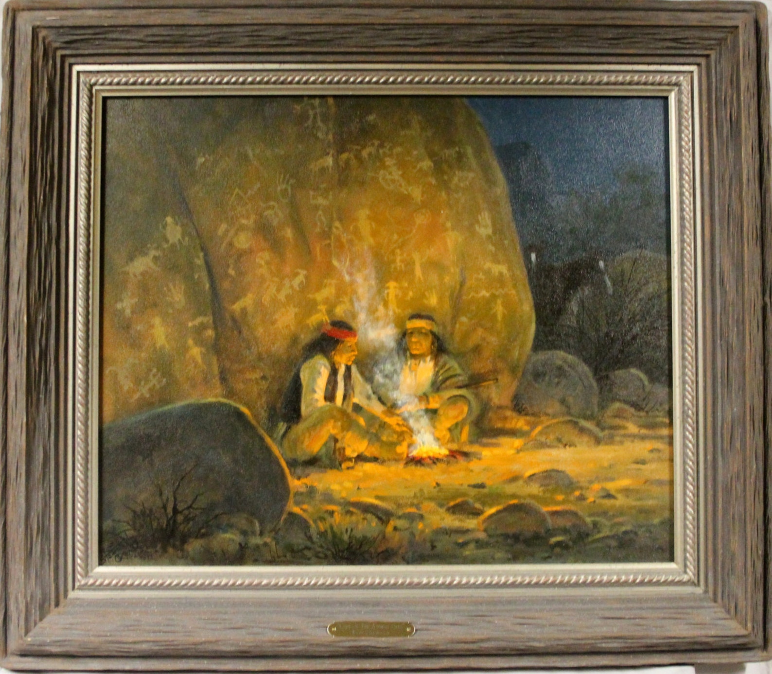 Wall Art : Ron Stewart Oil Painting, Original Ron Stewart Oil, camp of ...