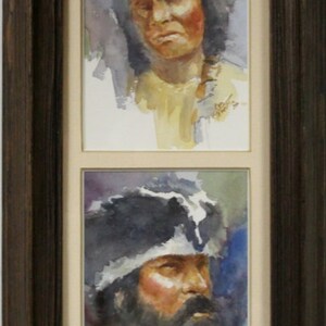Western Art: Ron Stewart, Western Artist, Water Color Painting, “three ...