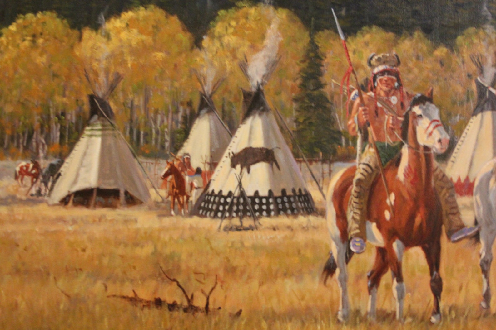 Ron Stewart Oil Painting : Original Ron Stewart Oil, "autumn Morning ...