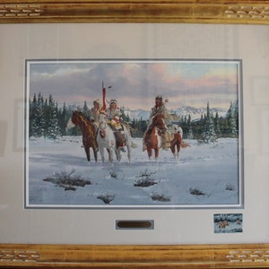 Indian Chief : Ron Stewart Painting, Original Water Color Painting ...