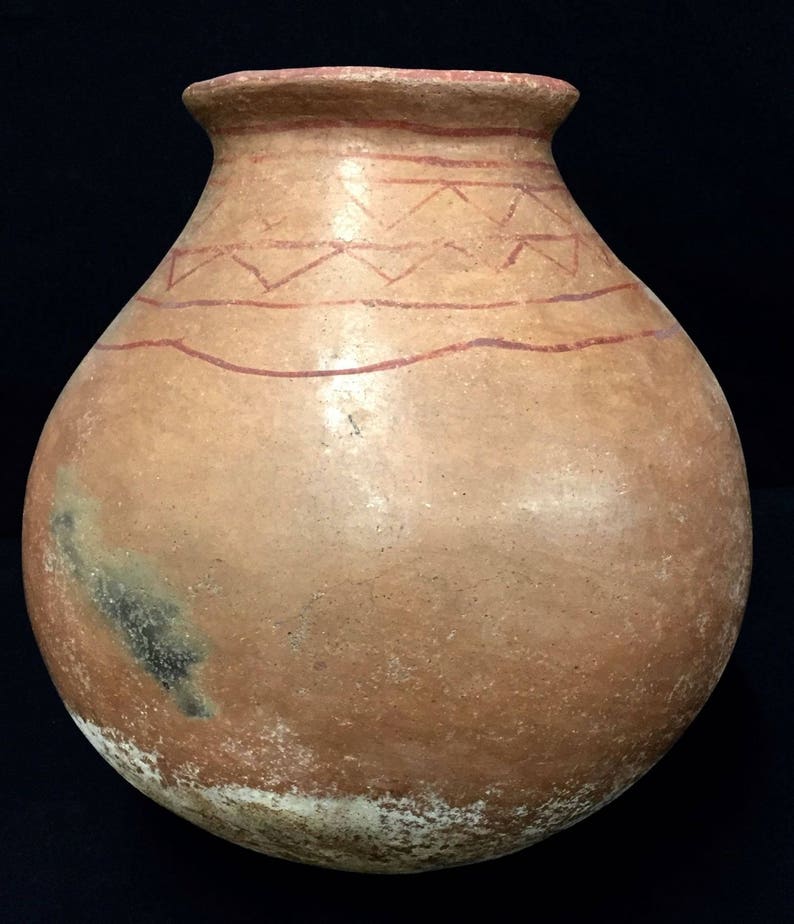 Native American Rare Historic Tohono O'odham Wine Pot, Ca Early 1900's ...