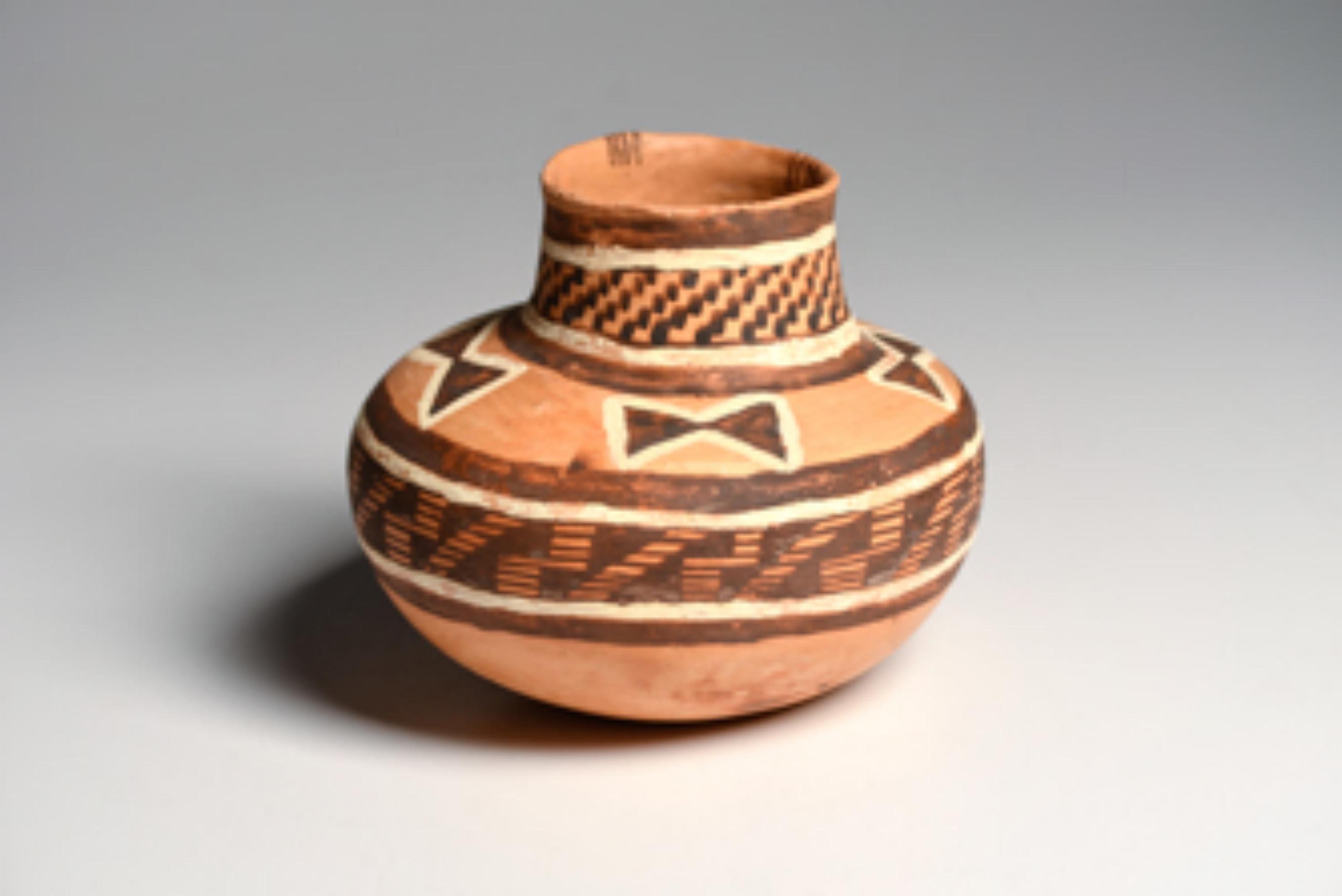 Native American, Homolovi Polychrome Jar With Butterflies, Ca. 1250 ...