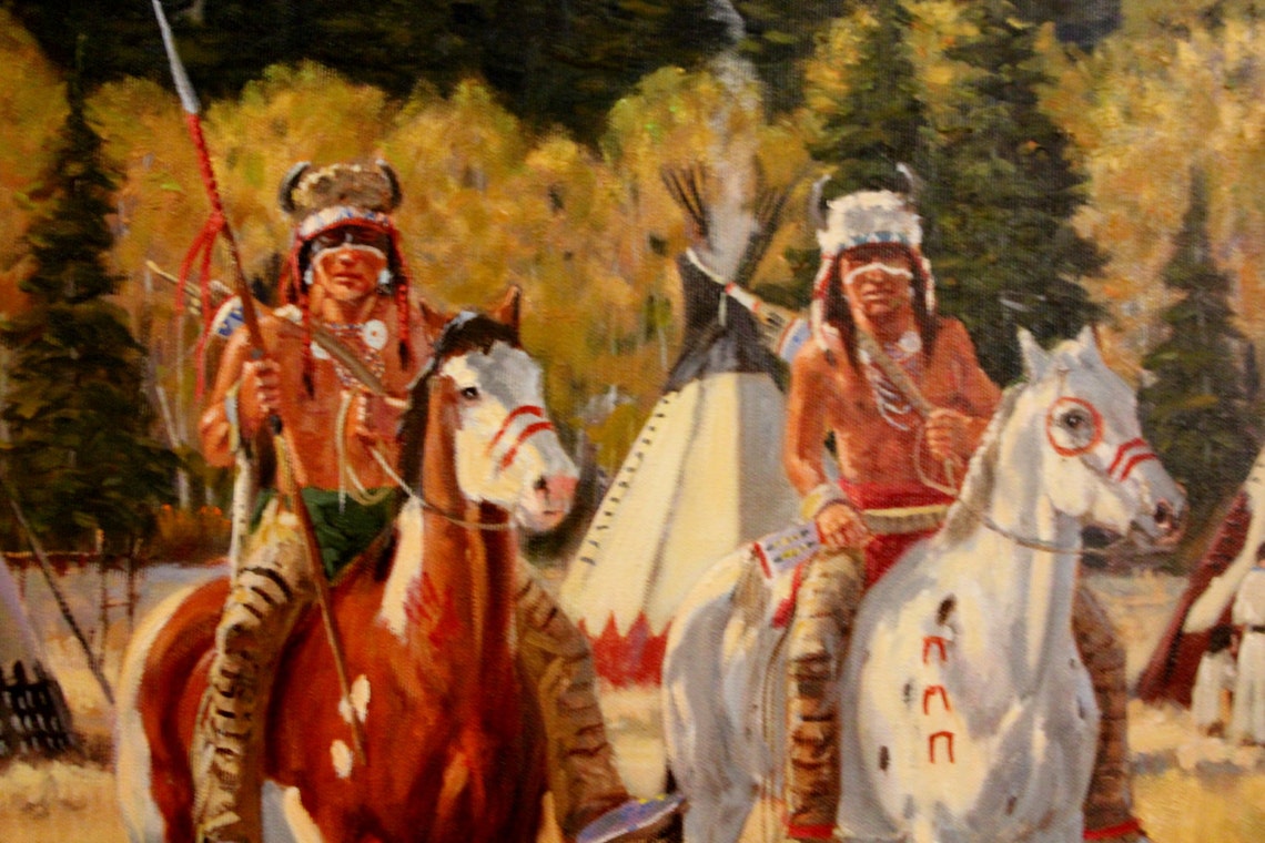 Ron Stewart Oil Painting : Original Ron Stewart Oil, "autumn Morning ...