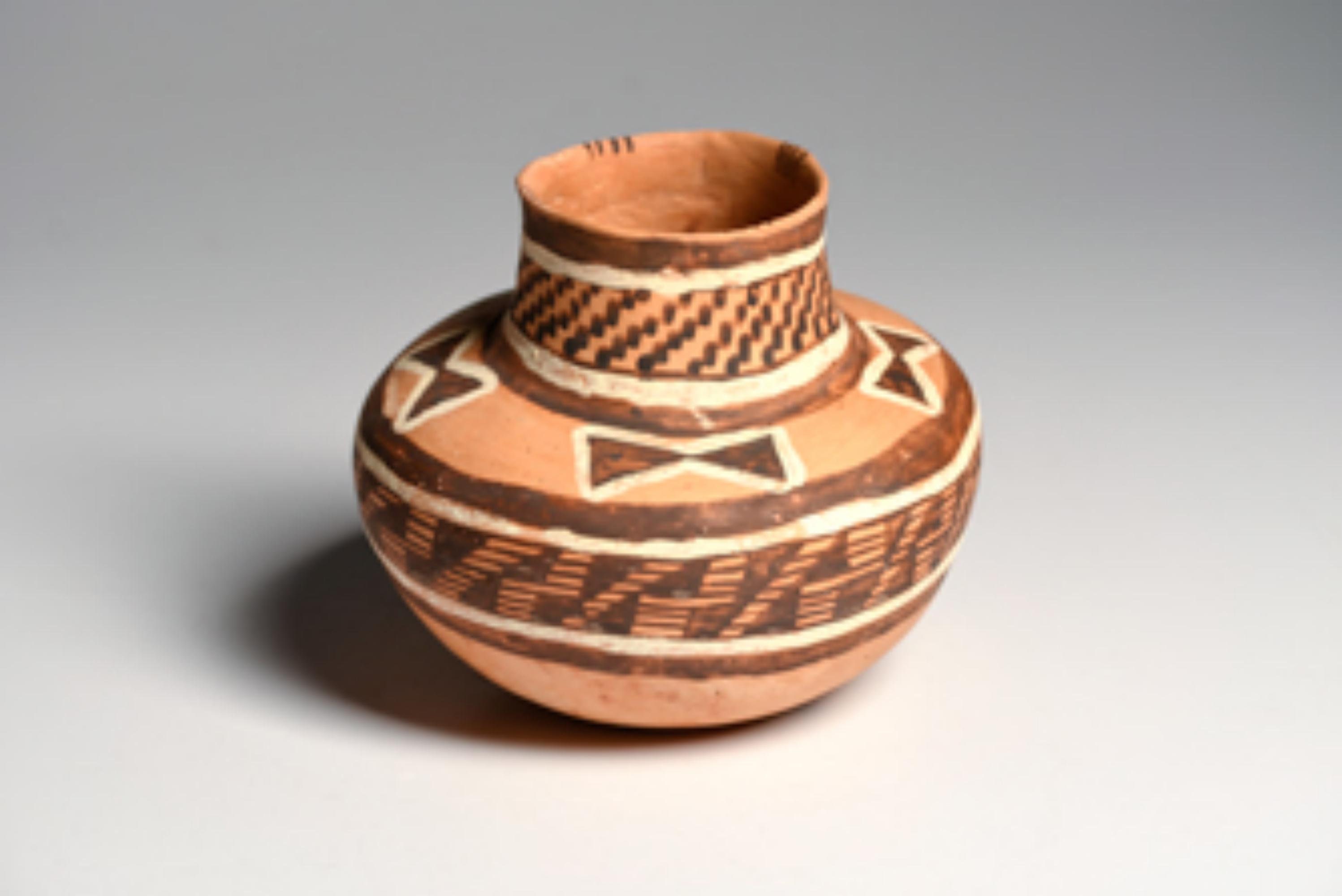 Native American, Homolovi Polychrome Jar With Butterflies, Ca. 1250 ...