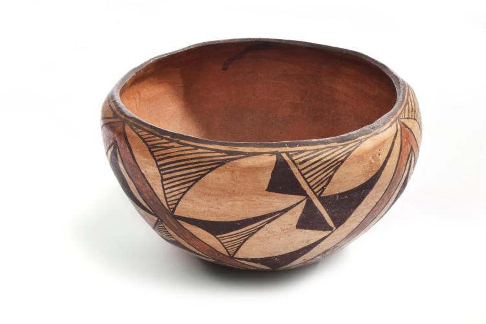 Native American Historic Acoma Poly Chrome Pottery Bowl Ca - Etsy
