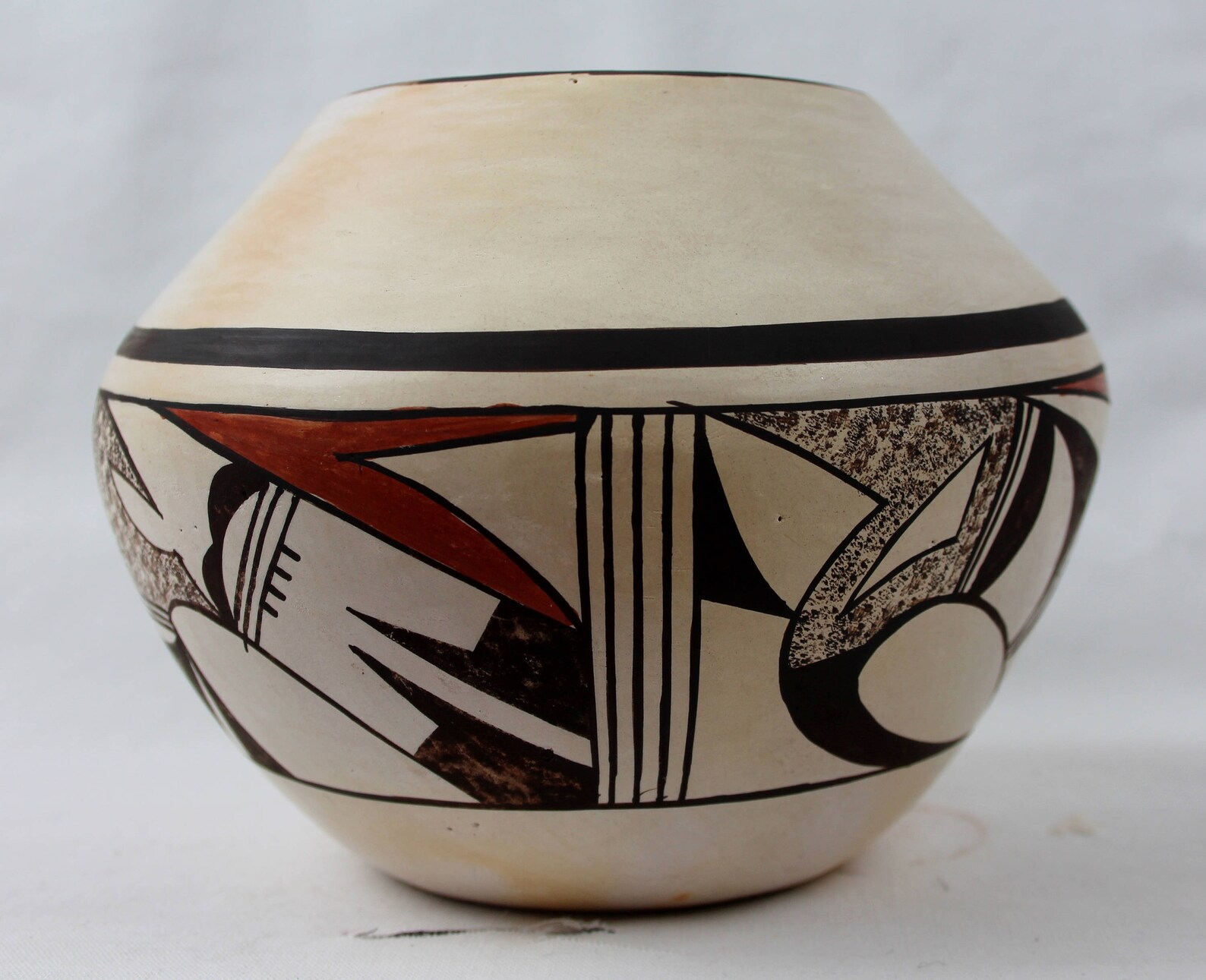 Hopi Pottery : Native American Hopi Polychrome Pot, by Fawn 233 - Etsy